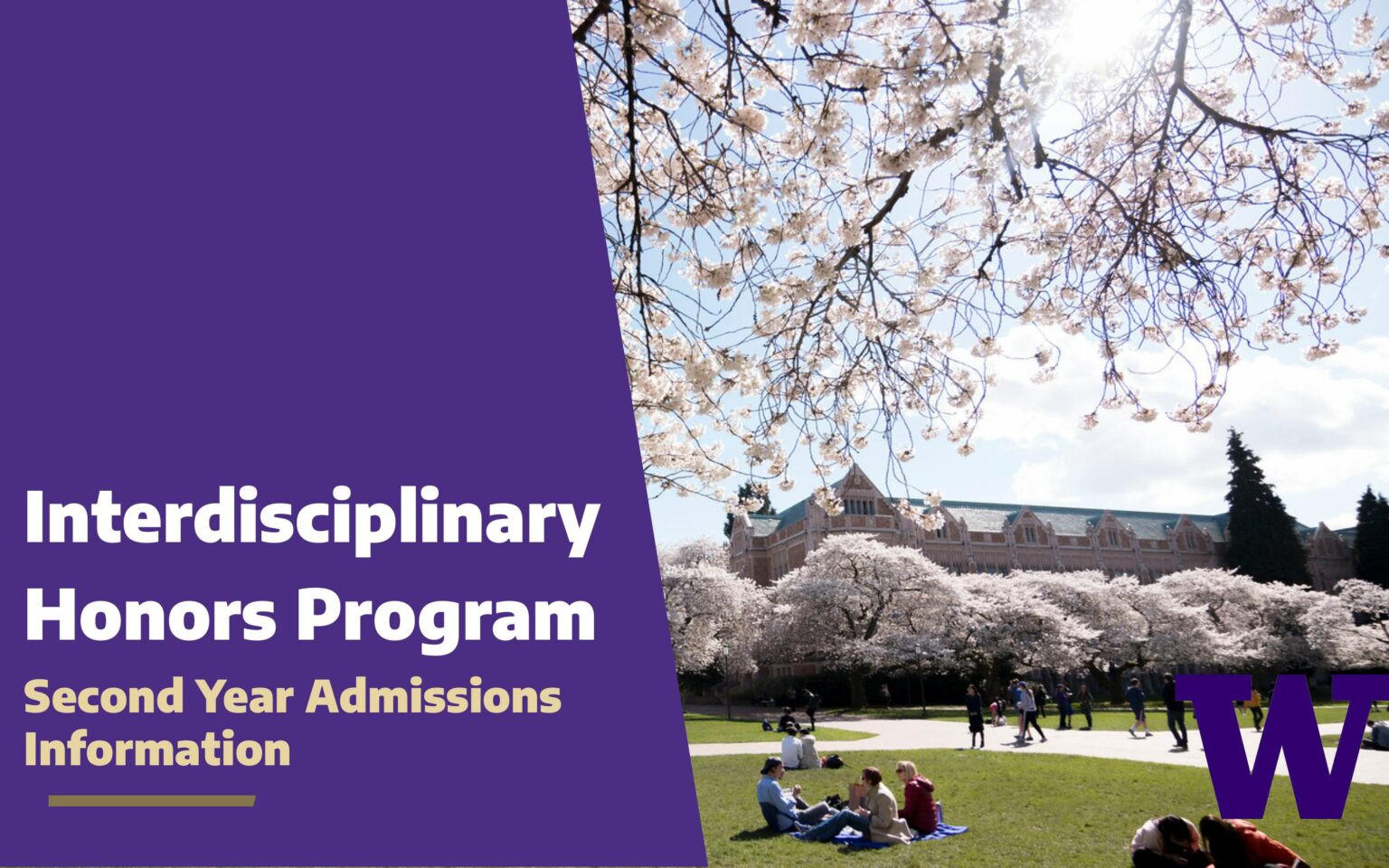 Second-year Admission | University of Washington Honors Program